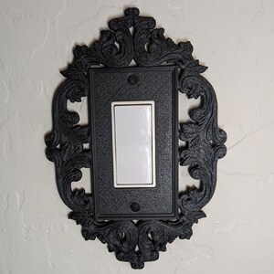 Victorian Frame Switch and Outlet Covers 1 Rocker and Toggle Switch ...