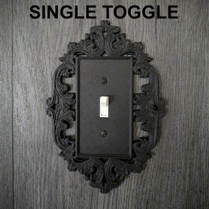 Victorian Frame Switch and Outlet Covers 1 Rocker and Toggle Switch ...