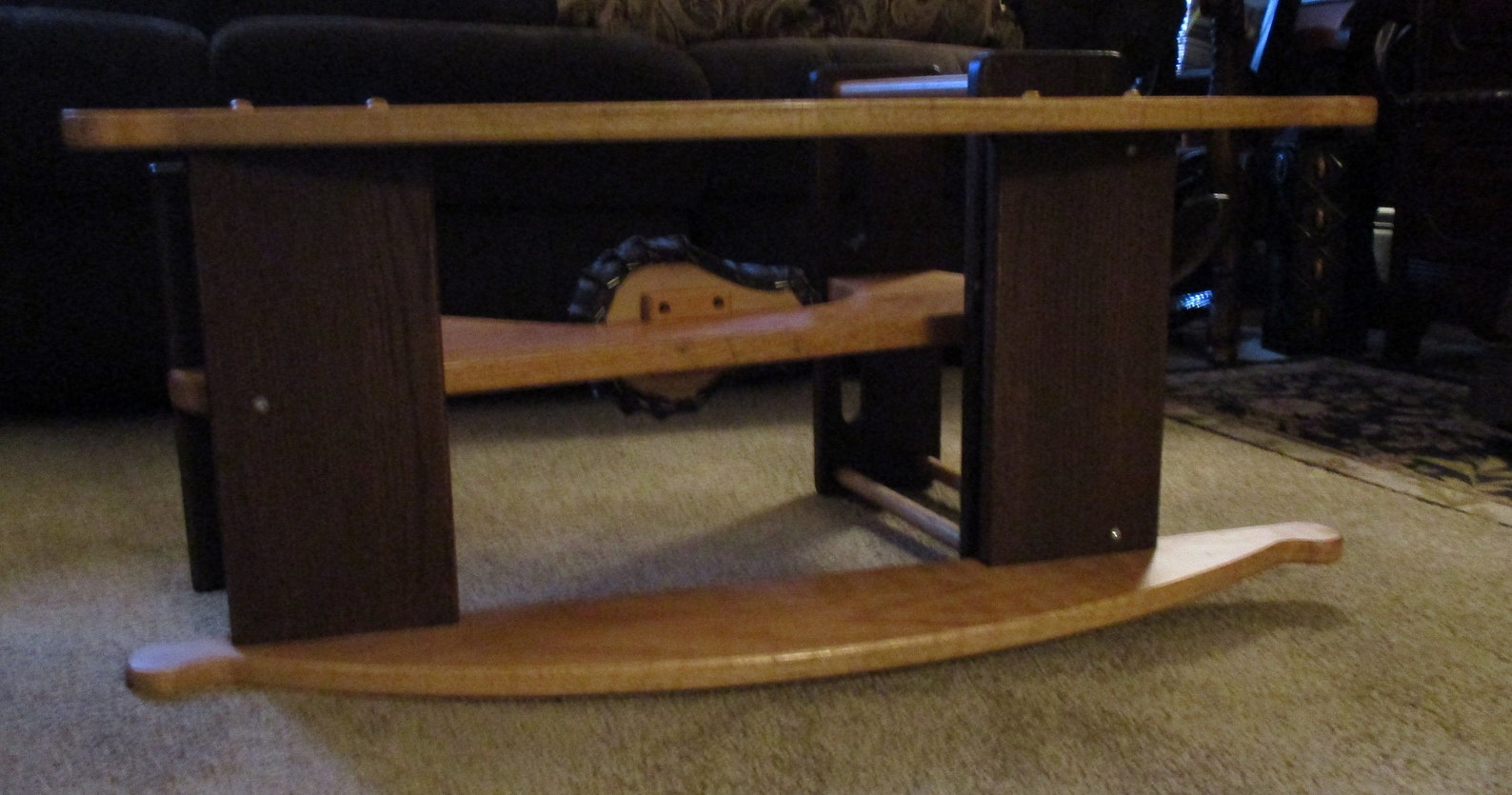 Vintage Wooden Rocking Airplane - Etsy