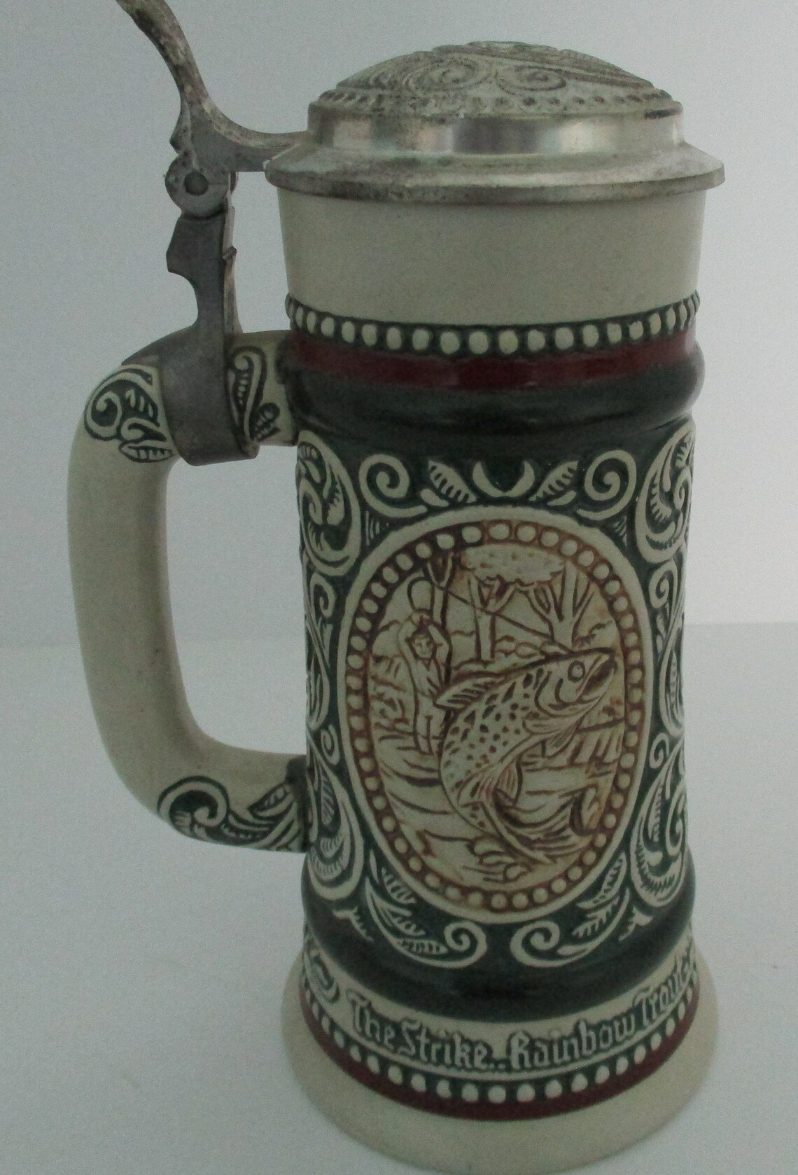 Vintage Avon Sporting Ceramic Stein - Etsy