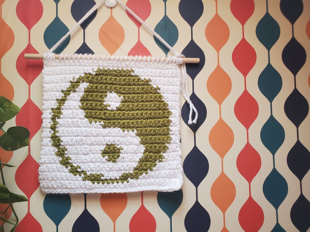 Yin Yang Tapestry Crochet Pattern 30 X 30 Graph - Etsy