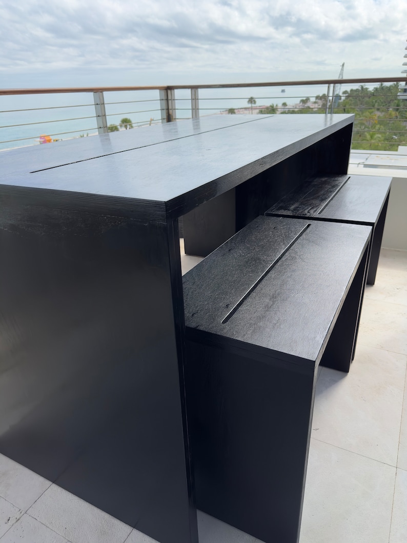 Shou Sugi Ban Dining Table - Etsy