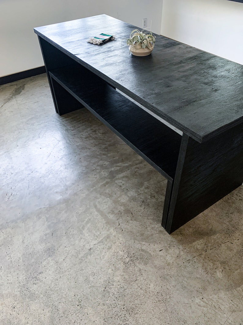 Shou Sugi Ban Dining Table - Etsy