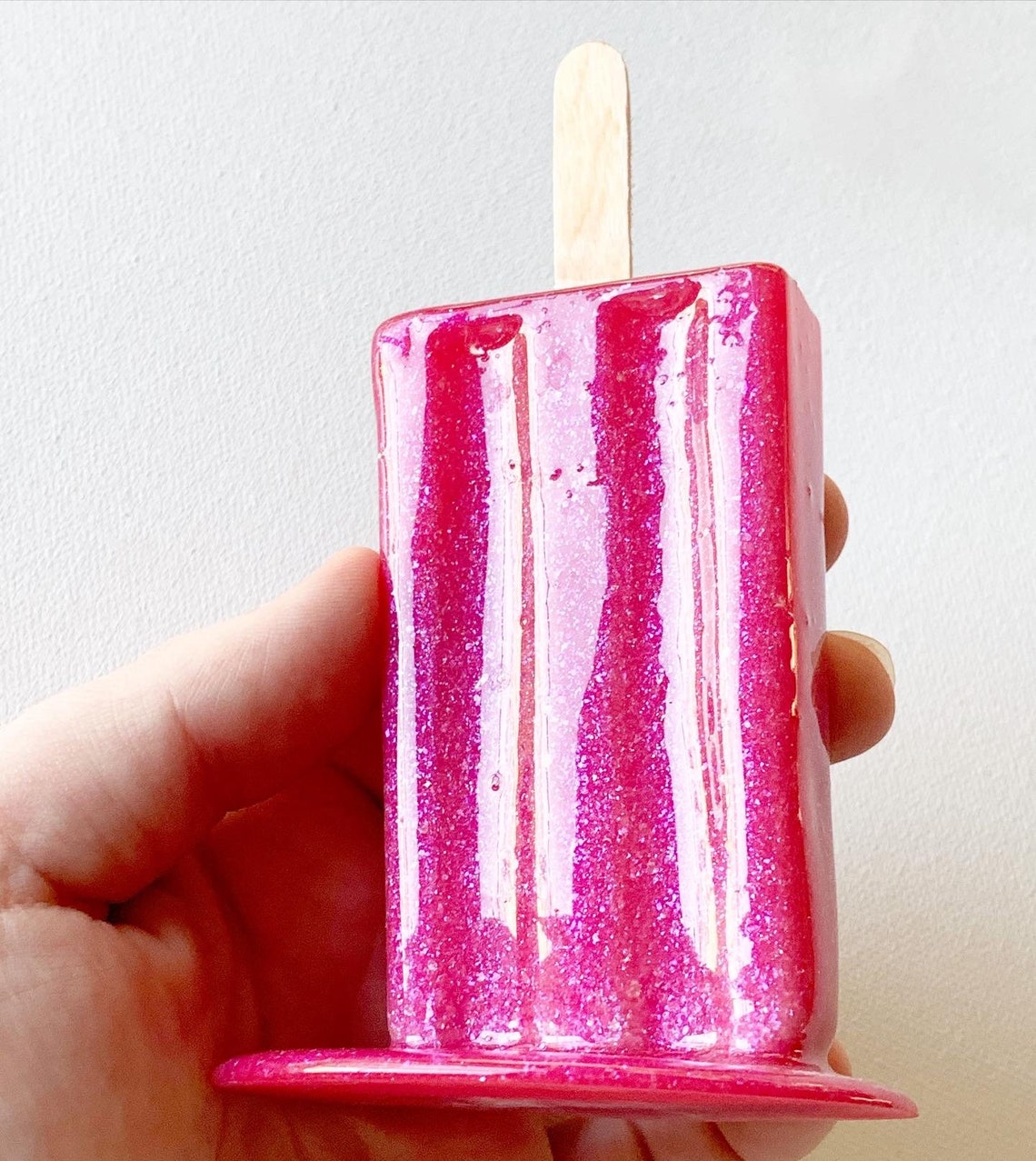 Pink Melting Popsicle Resin Sculpture - Etsy