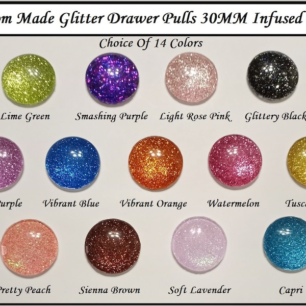 Glitter Knobs - Etsy