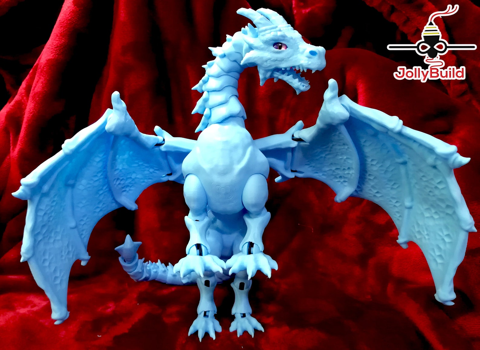 3D Printed DIY Articulated Elder Dragon Braqolie Detailed Braq - Etsy