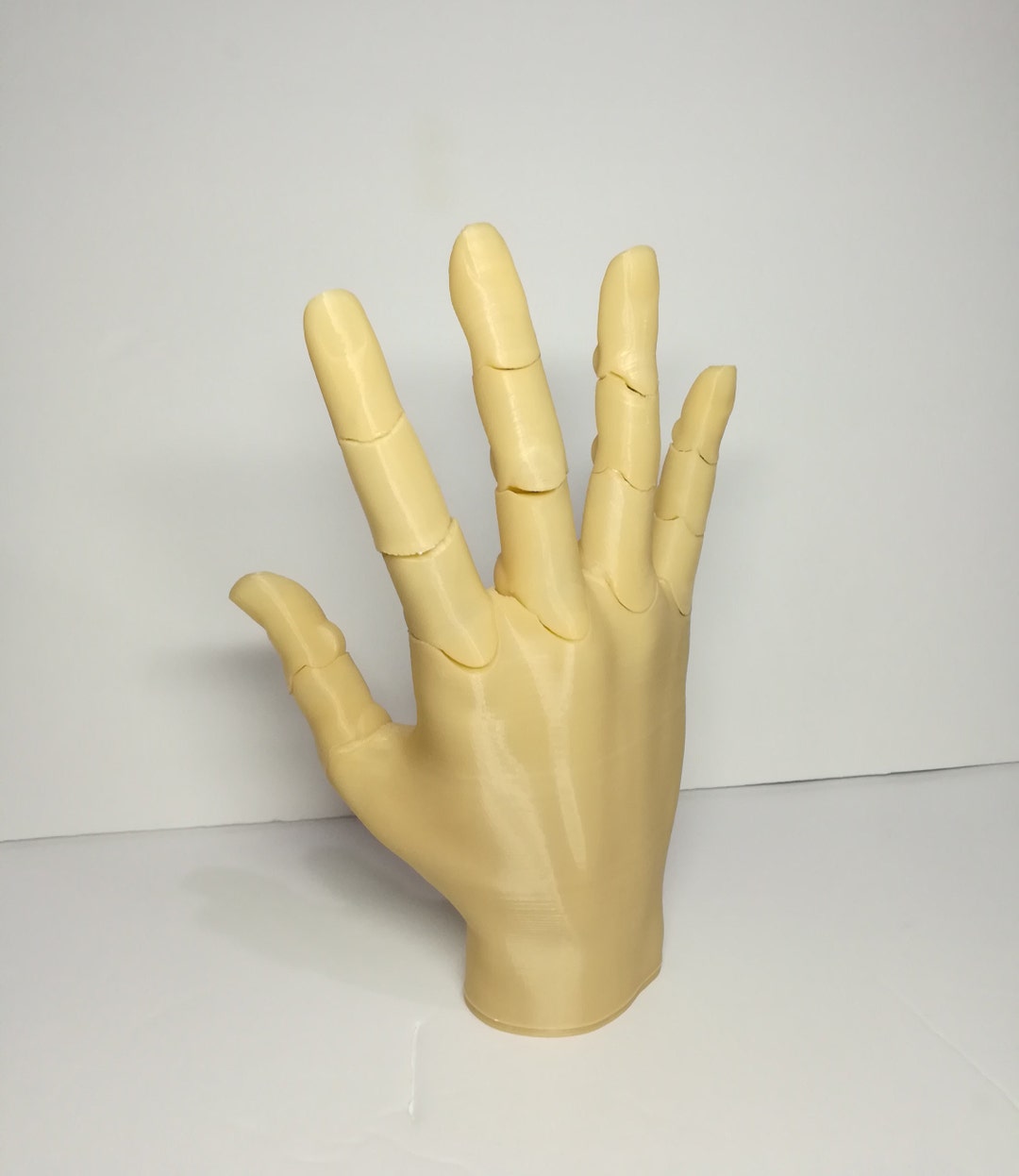 3D Printed Articulated Hand: Large Posable Mannequin - Etsy