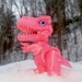 Boon Tiny T-rex Dinosaur 3d Printed Articulated Custom Realistic Glass ...