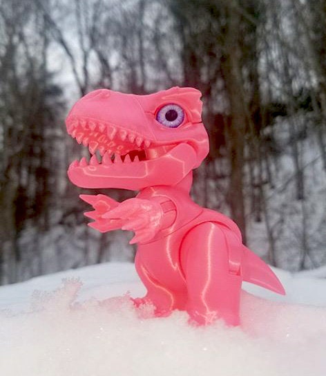 Boon Tiny T-rex Dinosaur 3d Printed Articulated Custom - Etsy Australia
