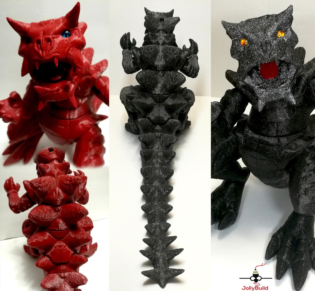 Gankra Kaiju Monster BJD Articulated Creature FREE Extra Pins and ...