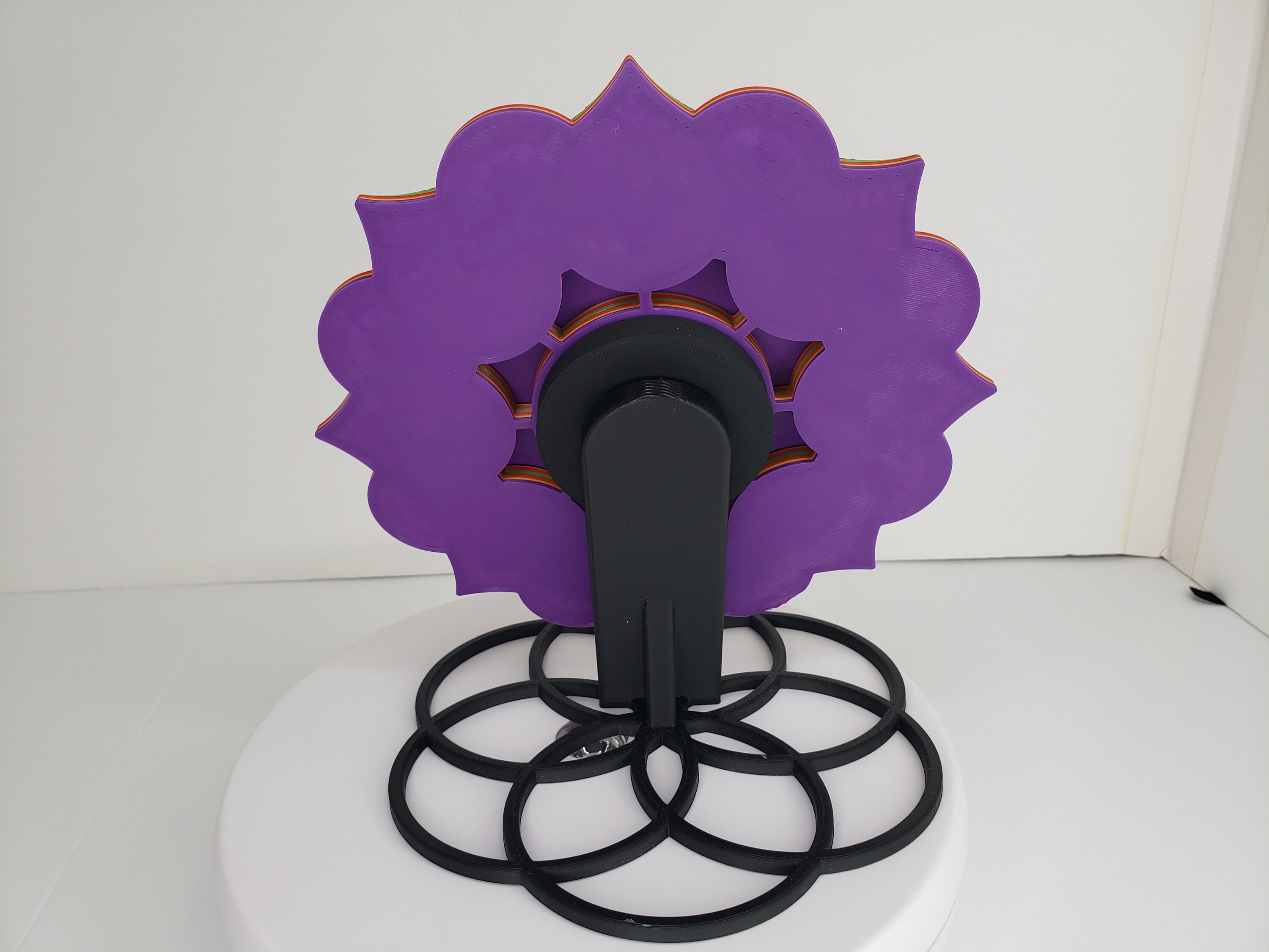 Spinning Mandala Custom Color Options for Mandalas Wall Hang or Desktop ...