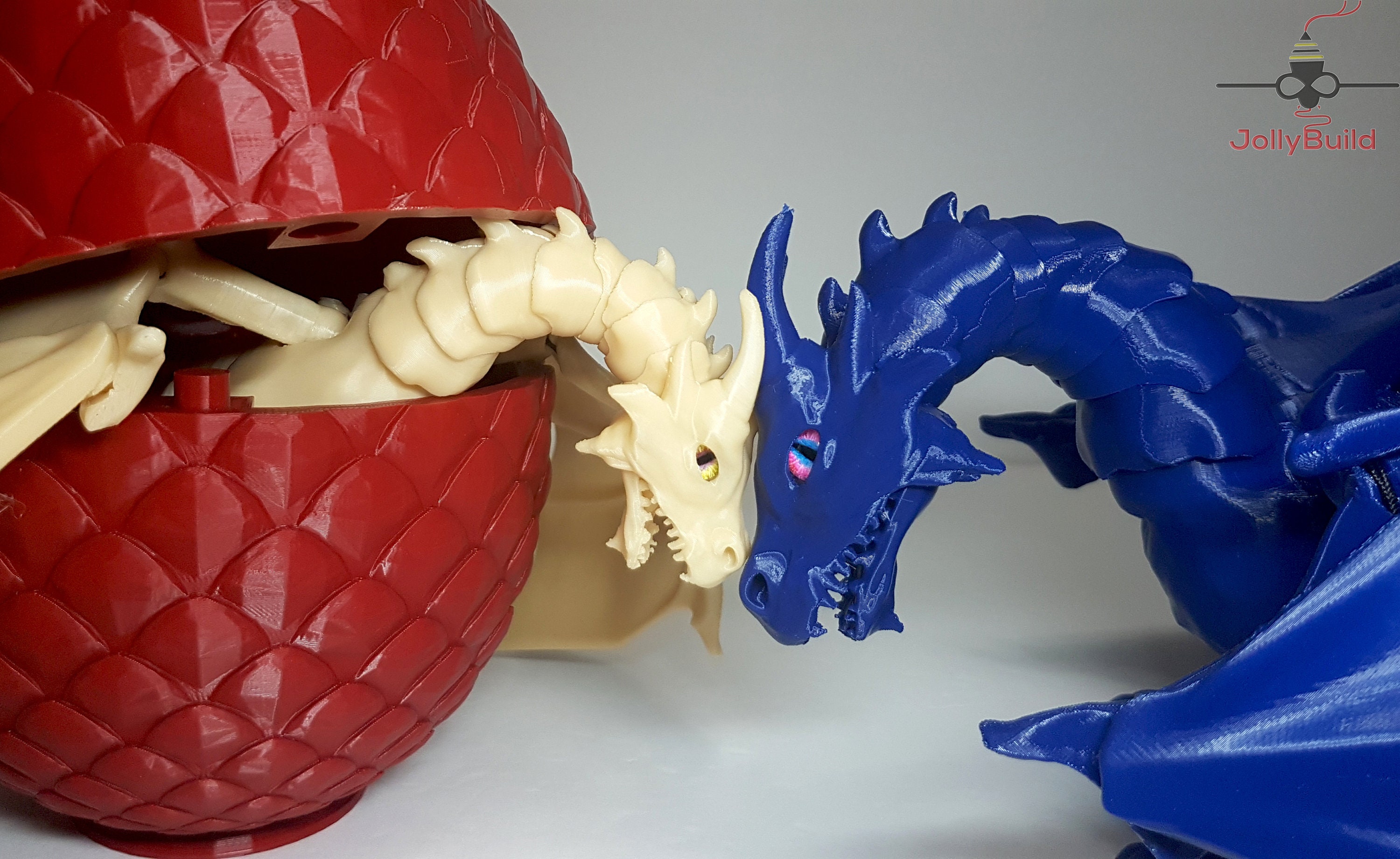 Dragon Inside an Egg 3d Printed Surprise Egg Braq - Etsy