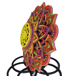 Spinning Mandala Custom Color Options for Mandalas Wall Hang or Desktop ...