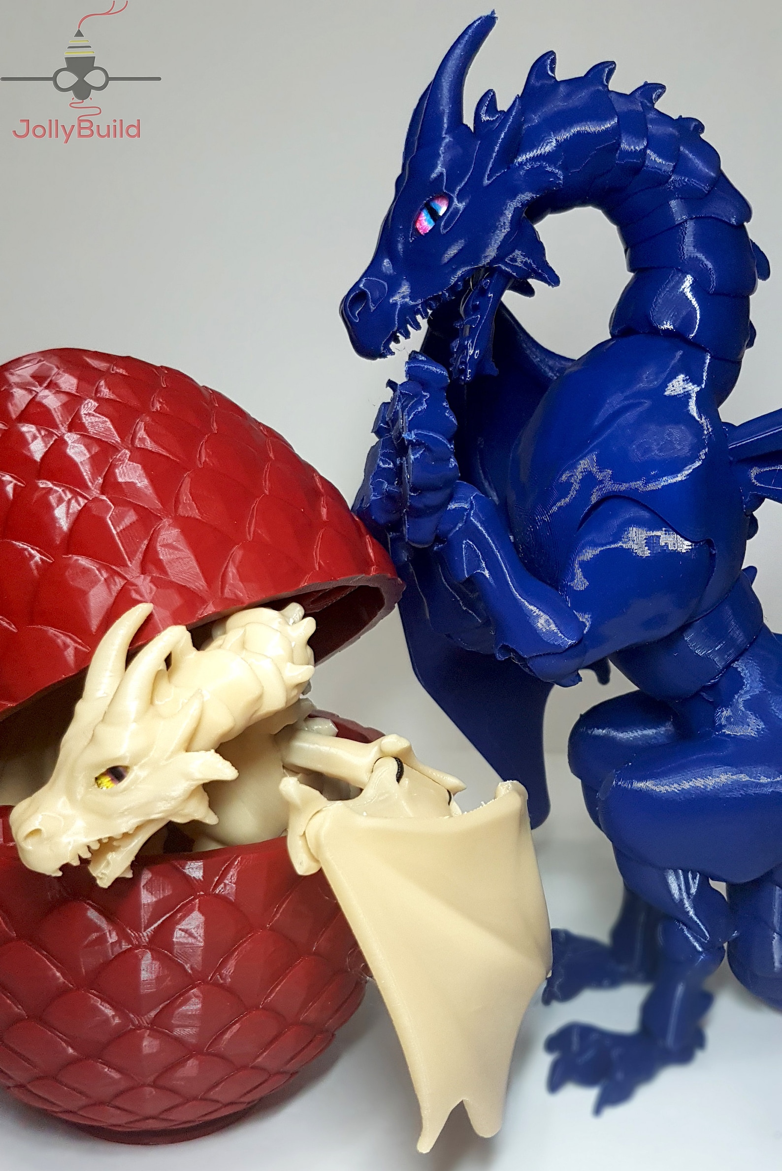 Dragon Inside an Egg 3d Printed Surprise Egg Braq - Etsy