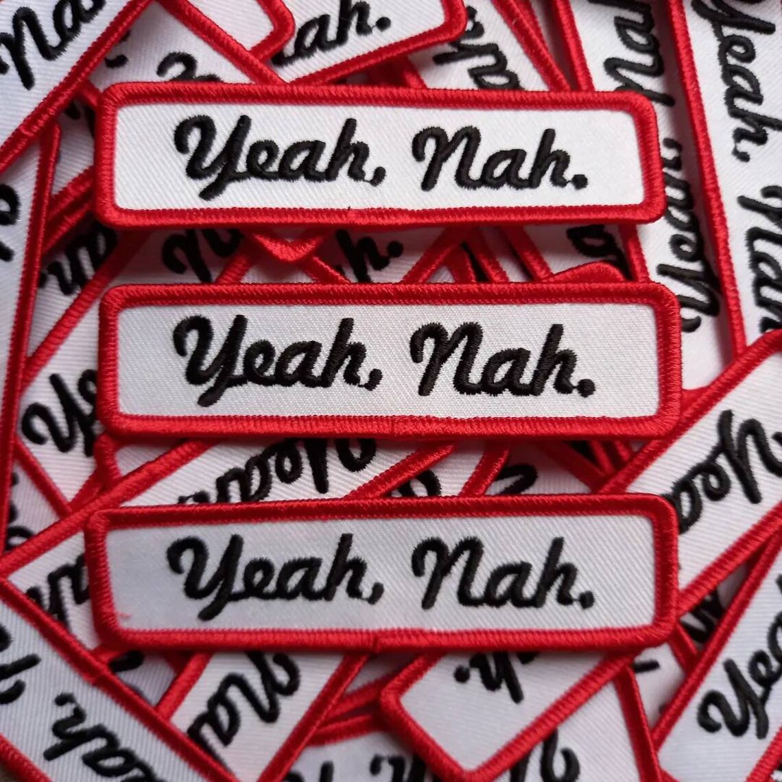 Yeah, Nah. Patch - Etsy