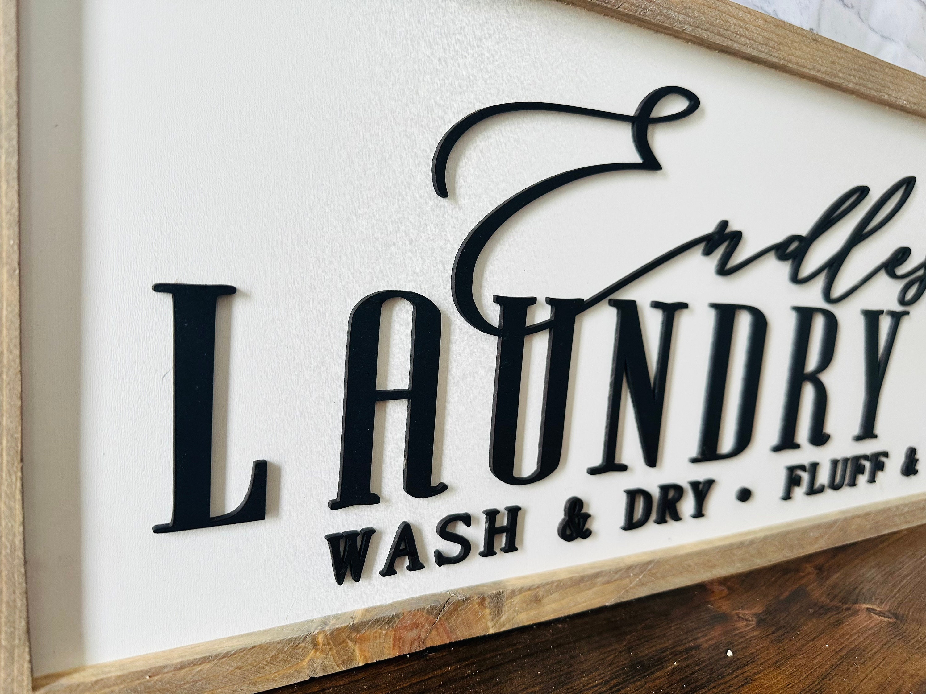 Funny Laundry Room Framed Sign Modern Laundry Room Decor Long Laundry ...
