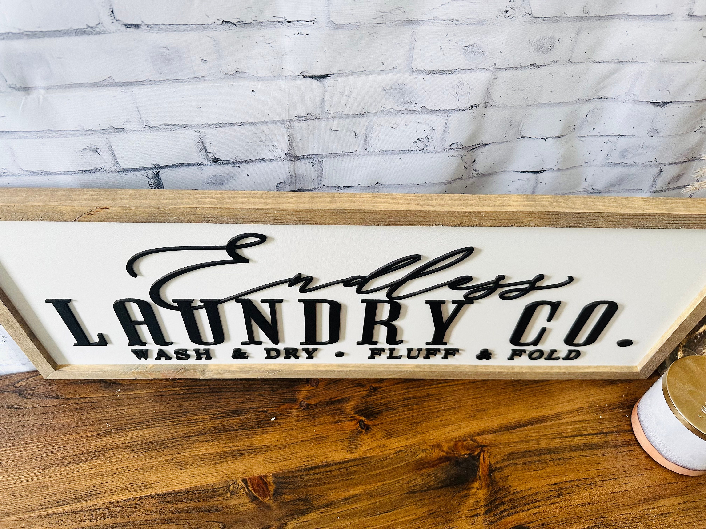 Funny Laundry Room Framed Sign Modern Laundry Room Decor Long Laundry ...