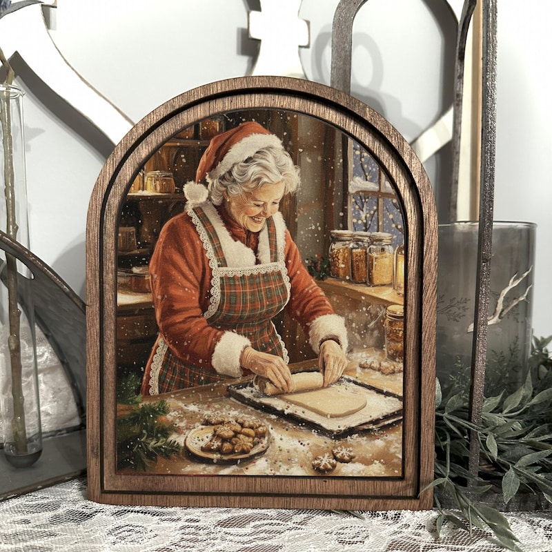 Arch Frame Winter Scene - Etsy