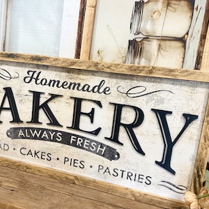 Farmhouse Kitchen Sign Bakery Kitchen Sign Gift for Bakers - Etsy