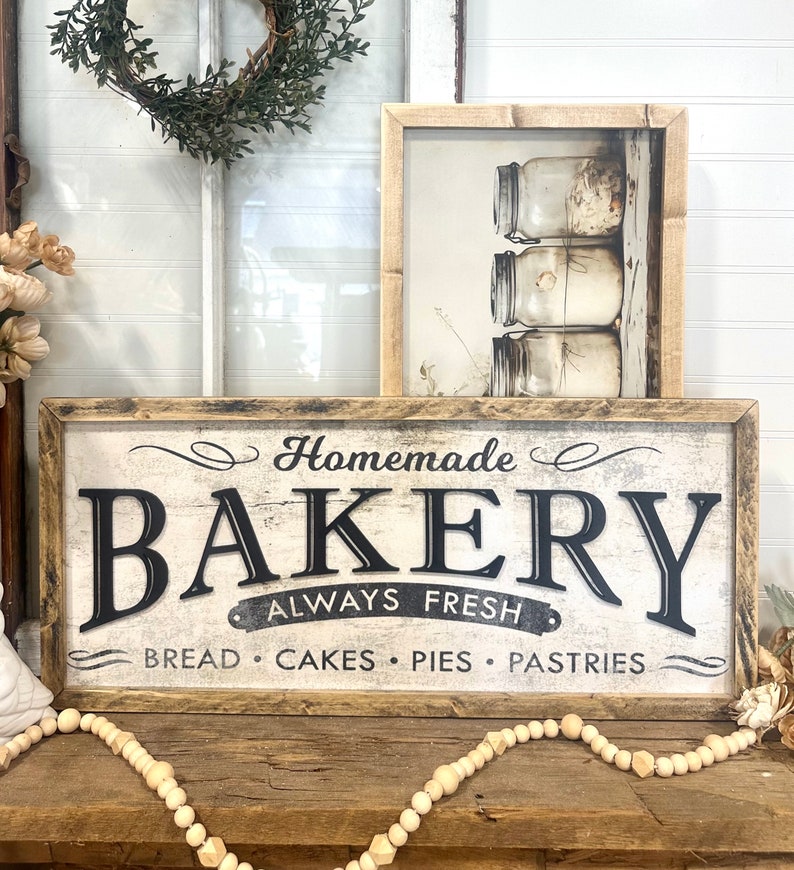 Farmhouse Kitchen Sign Bakery Kitchen Sign Gift for Bakers - Etsy