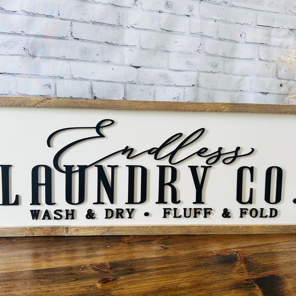 Hanging Laundry Sign - Etsy