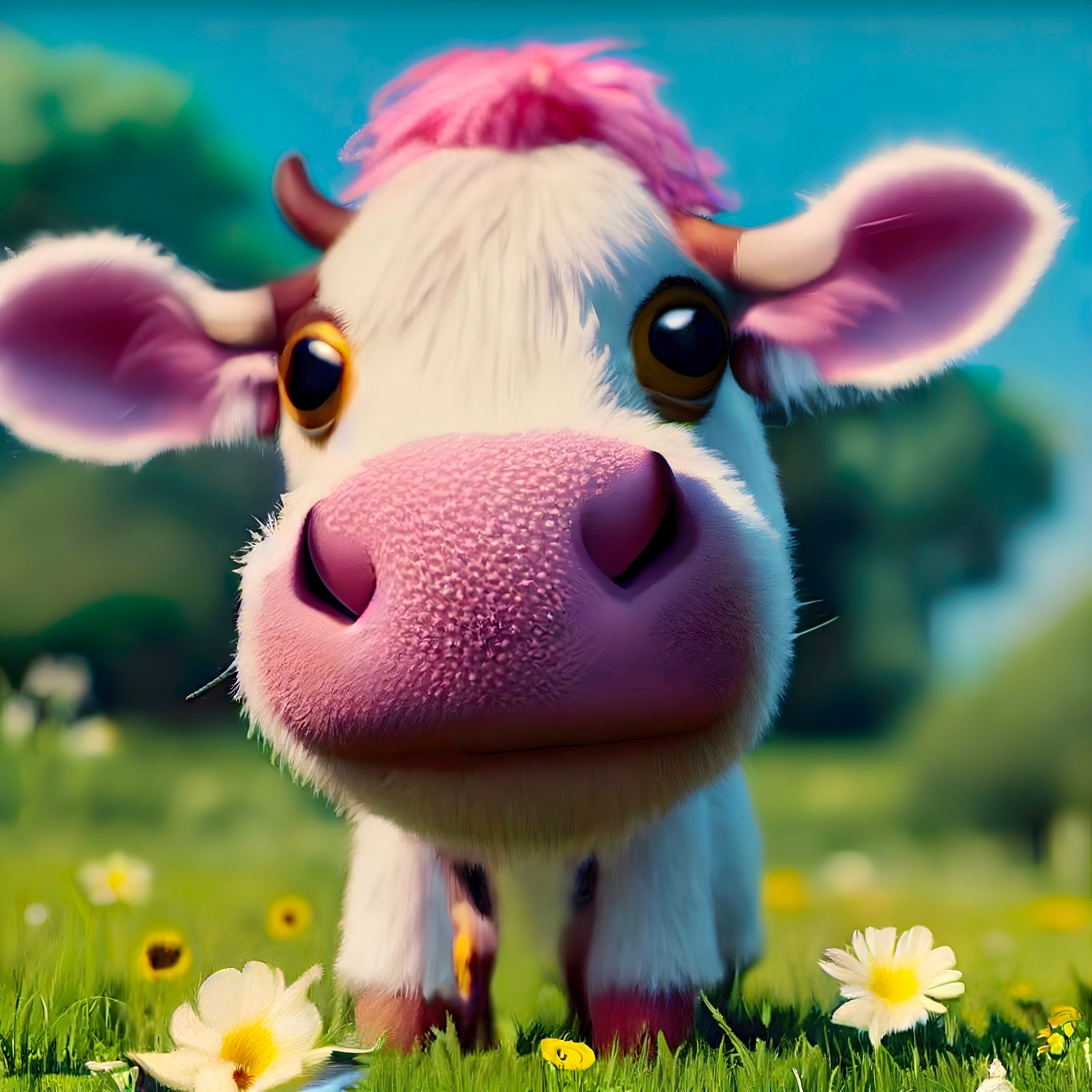 Daisy Cow Eyelashes