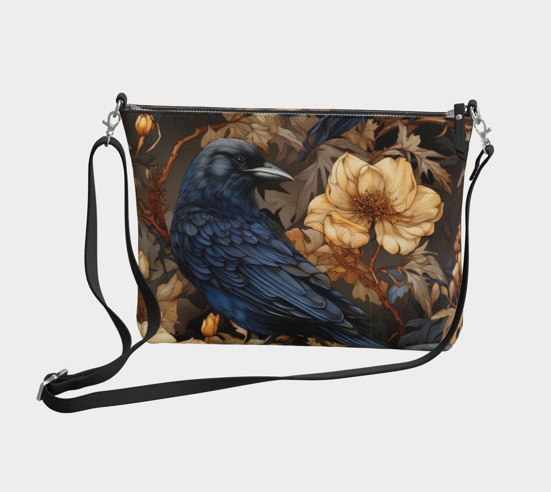 Raven Purse - Vegan Pebble Leather - Cruelty Free Fashion - Etsy