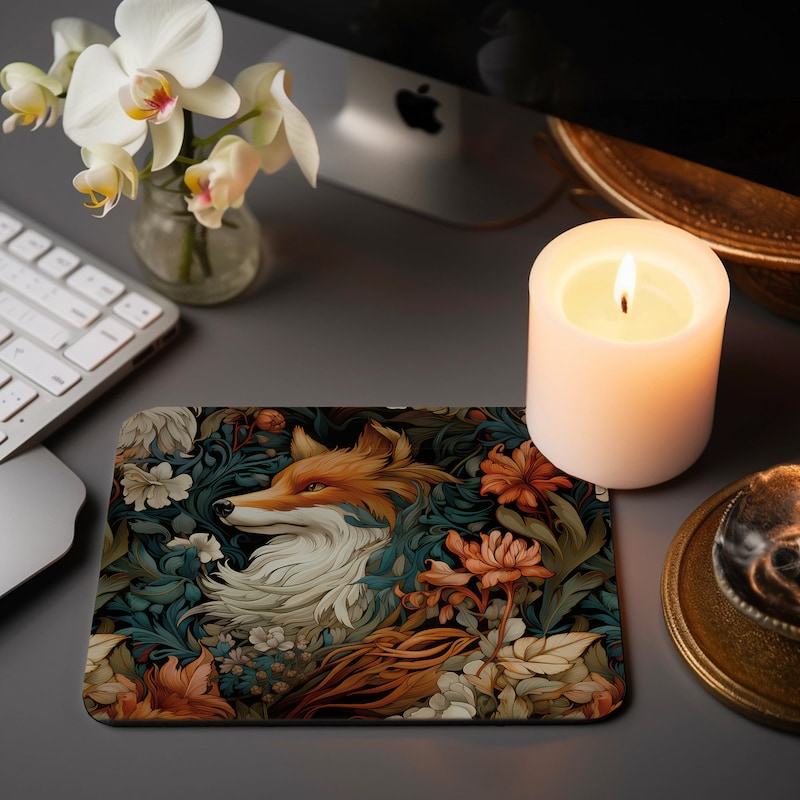 Fox Mouse Pad - Etsy