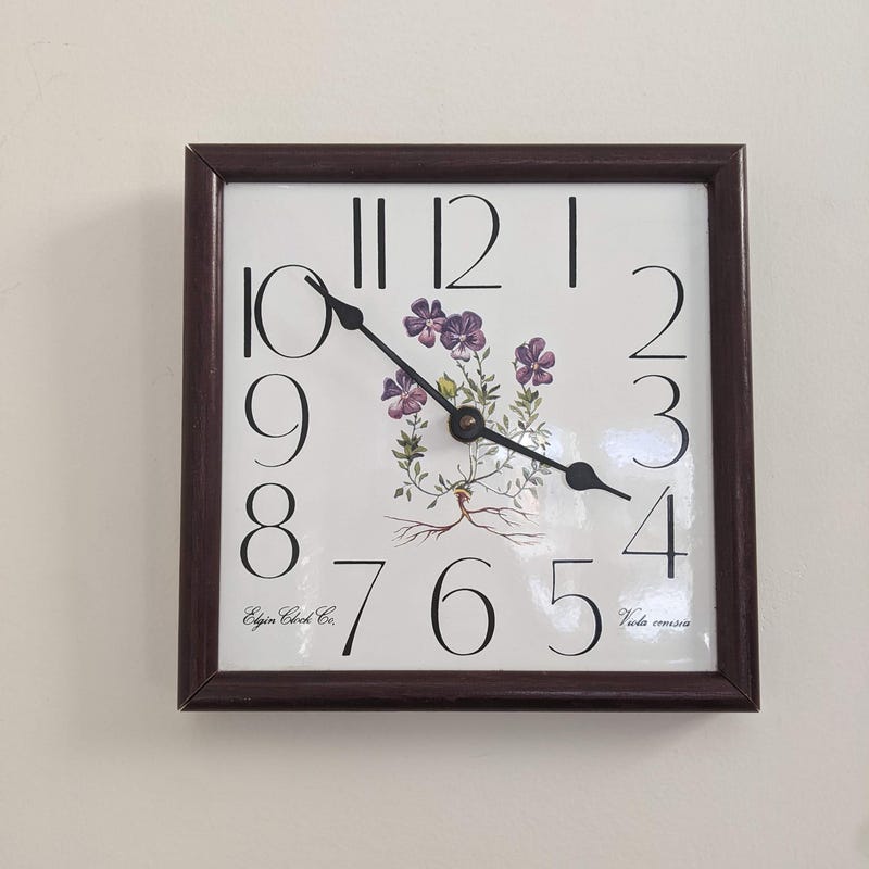 Elgin Wall Clock - Etsy
