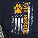 Cat Rescue Shirt Cat Shelter Tshirt Saving Cats Shirt American Flag Cat ...