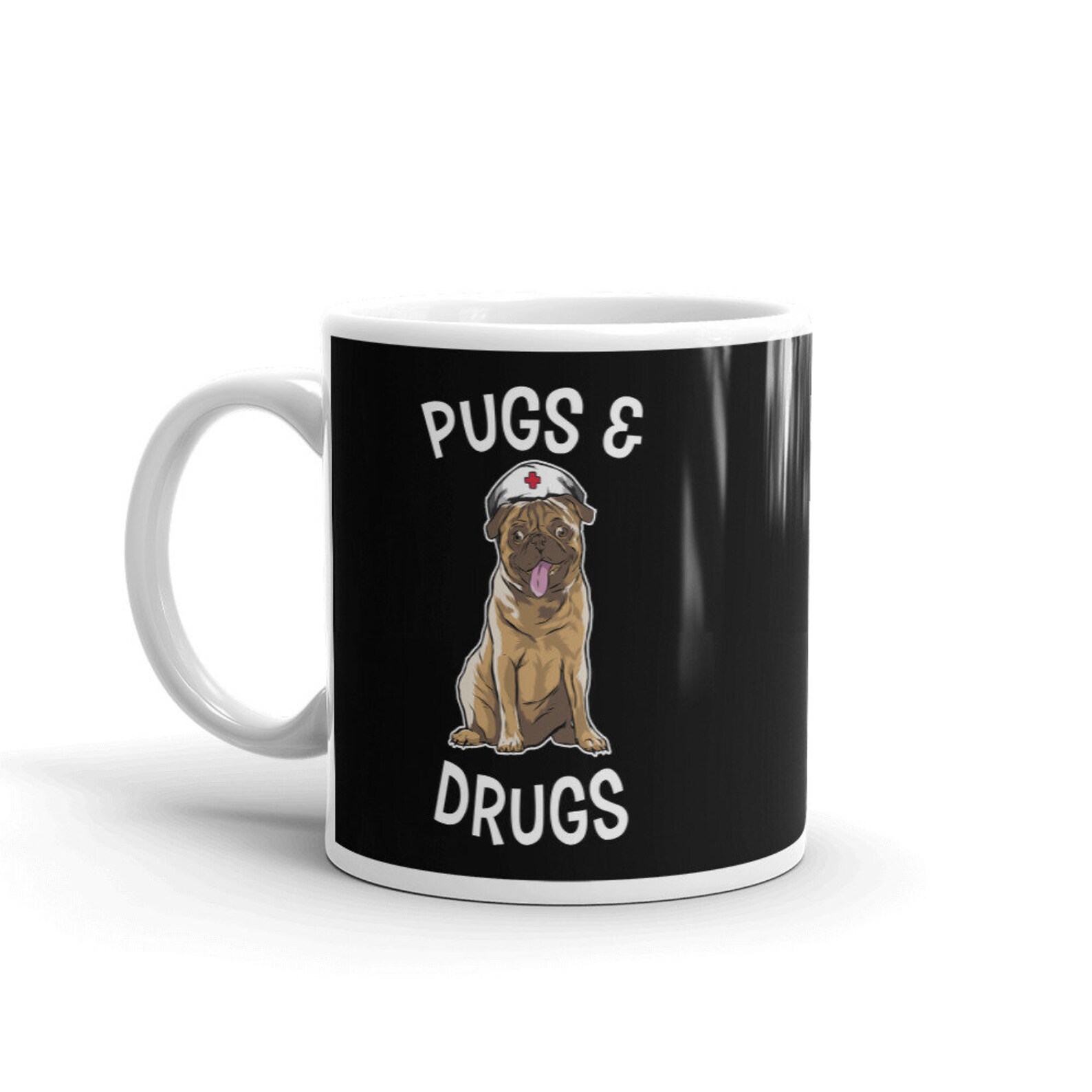 Nurse Pug Mug Pug Nurse Mug Funny Nurse and Pugs Gift Nursing | Etsy