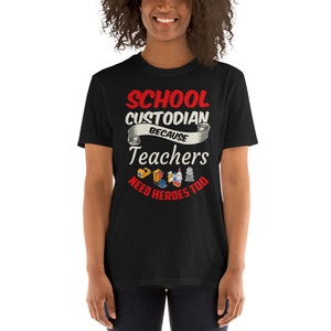 Funny School Custodian Shirt Joke School Custodian Gift Humor School ...