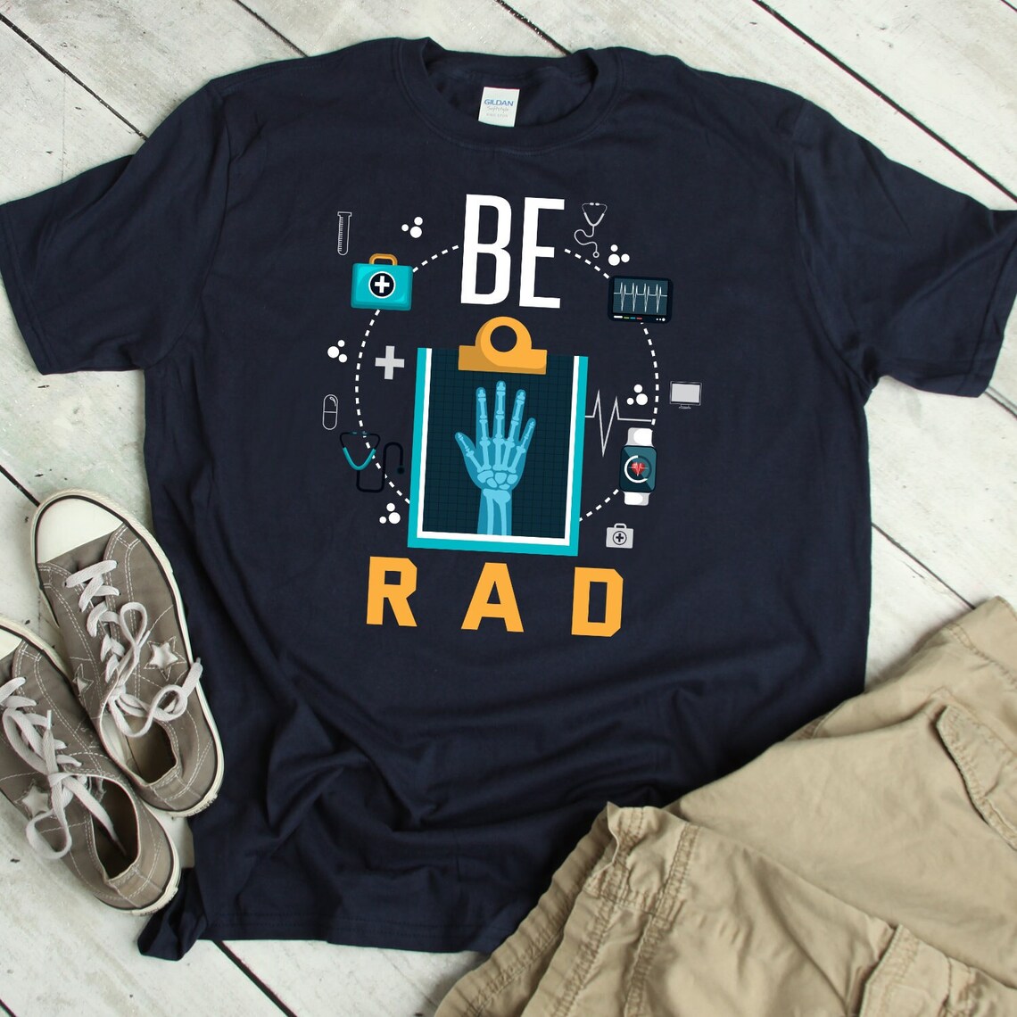Rad Tech Shirt Be Rad Radiology Technician Gift Funny - Etsy