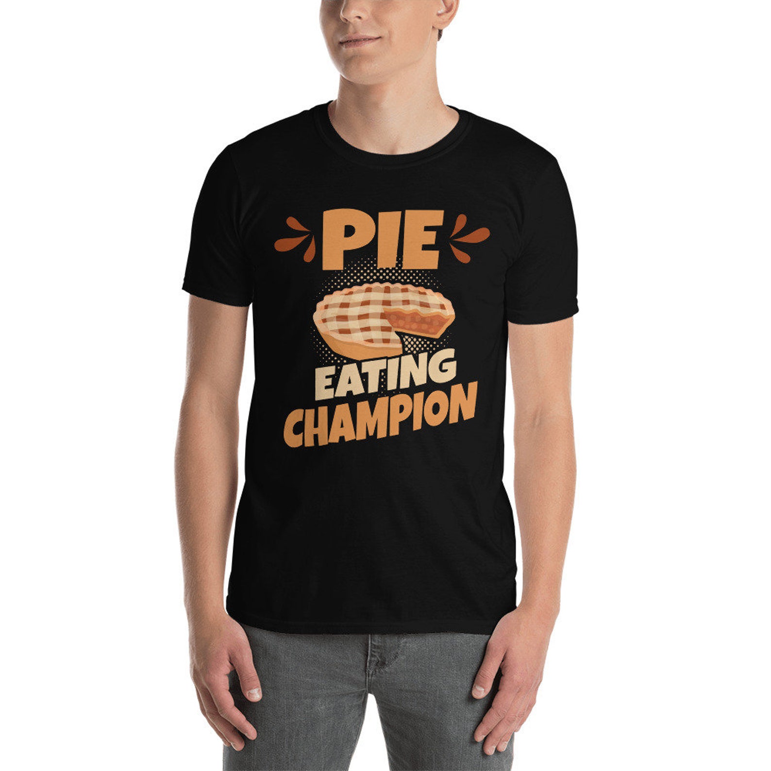 Pie Shirt Pie Eating T Shirt Funny Eating Contest Champion - Etsy