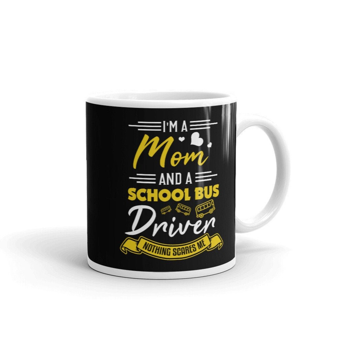 School Bus Driver Mug Women's Bus Driver Gift Mom Bus Driver Coffee Mug ...