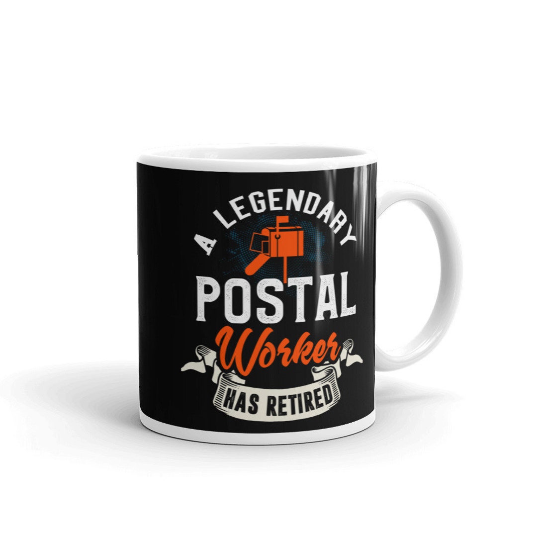 Retired Postal Worker Mug Postal Worker Retirement Gift Postal Worker ...
