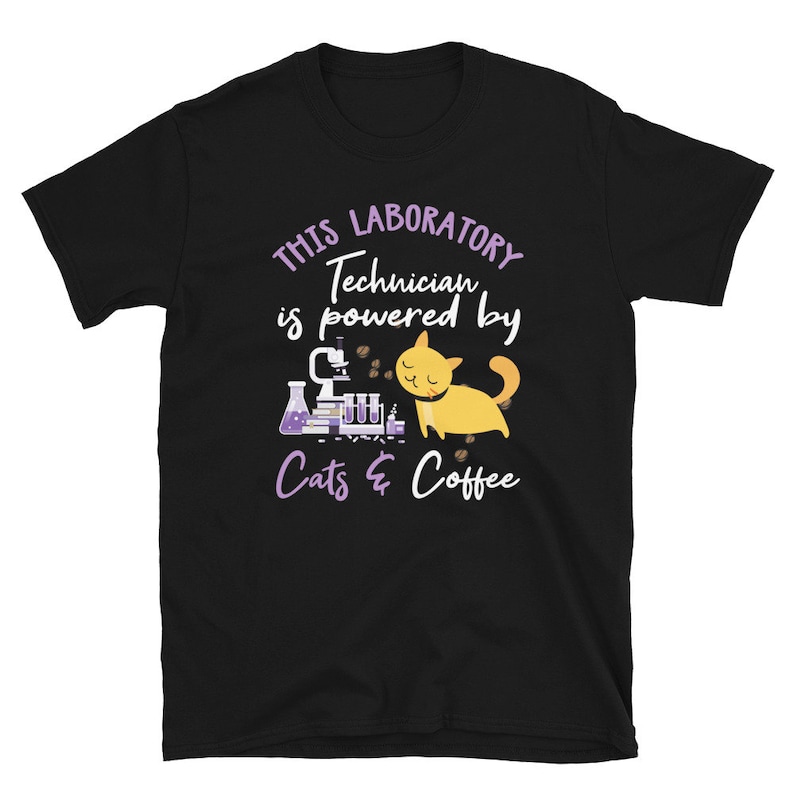 Lab Tech Shirt Funny Lab Tech Gift for Cat Lovers Laboratory - Etsy