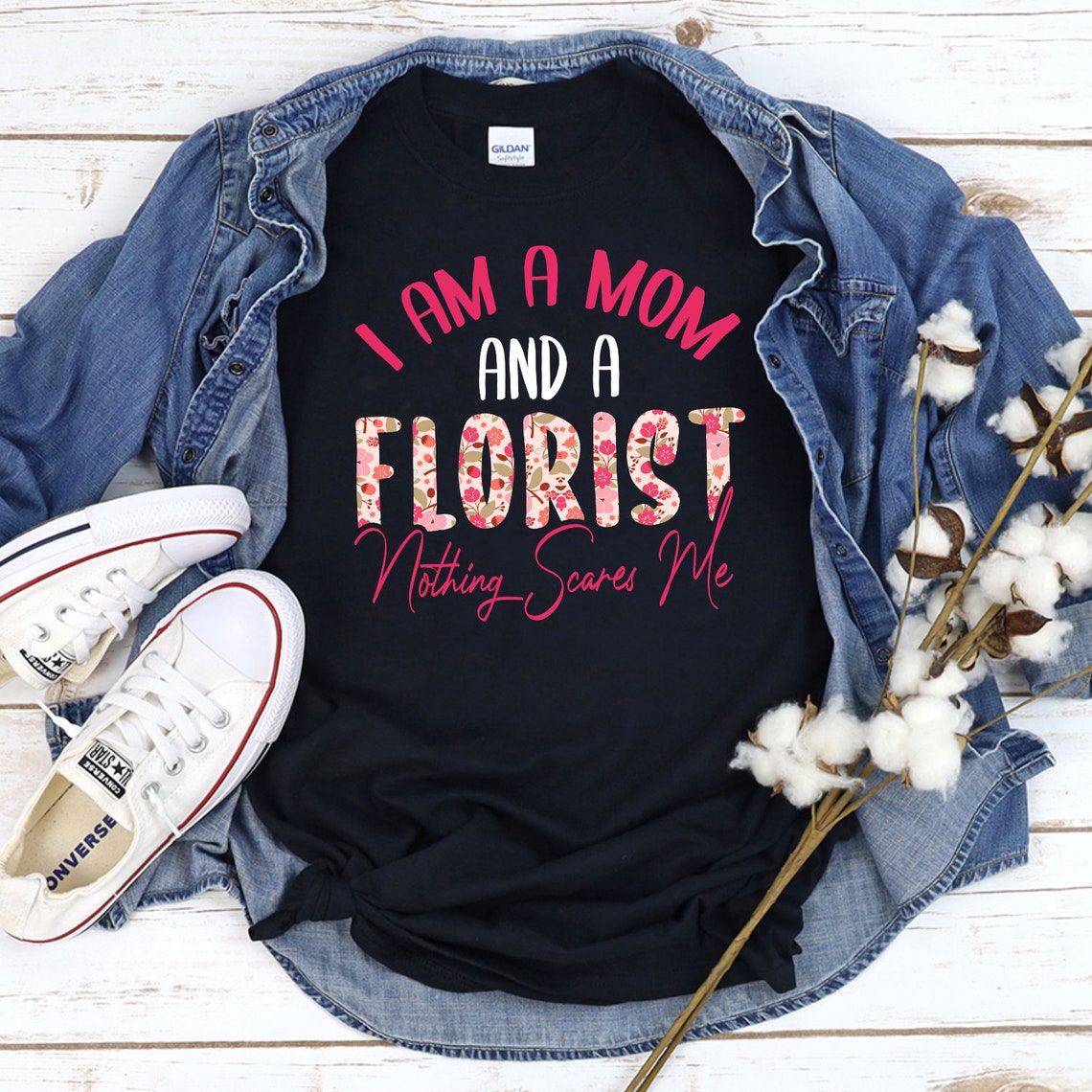 Florist Mom Shirt Floral Designer Mother Tshirt Florist Mom Gift Floral ...