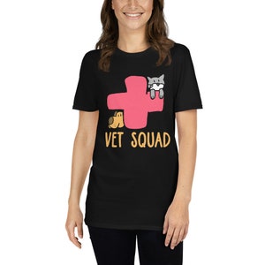Vet Squad Shirt Funny Vet Tech Gift Veterinary Technician Tshirt Vet ...