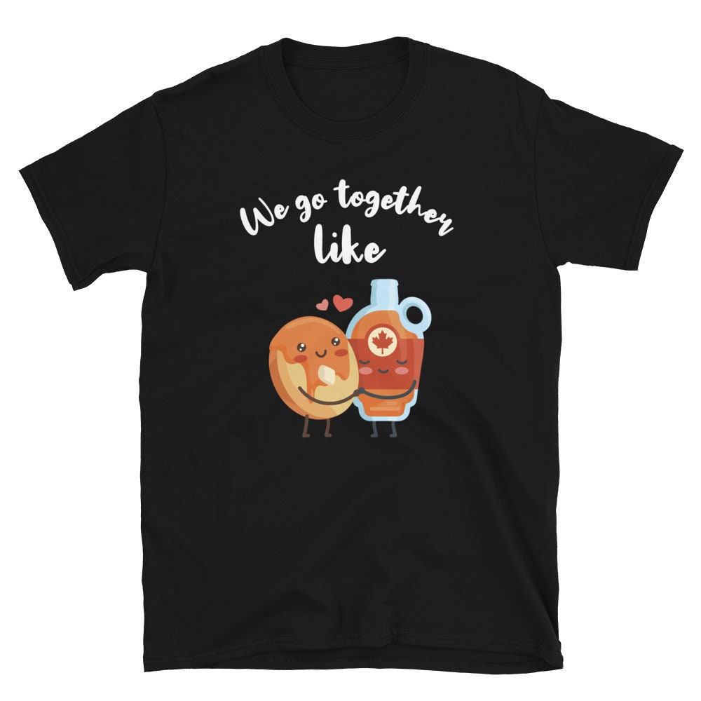 Pancake Shirt Funny Pancake and Syrup Shirt Couple Pancake - Etsy