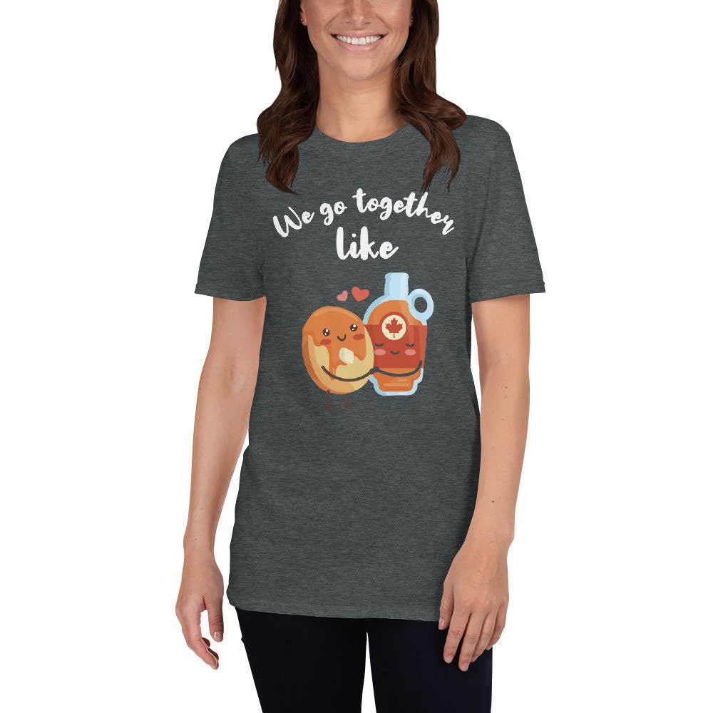 Pancake Shirt Funny Pancake and Syrup Shirt Couple Pancake - Etsy