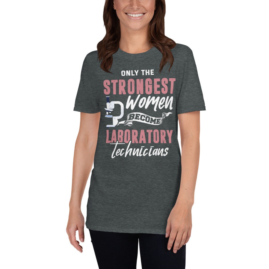 Women's Lab Tech Shirt Funny Lab Tech Gift for Women Laboratory ...