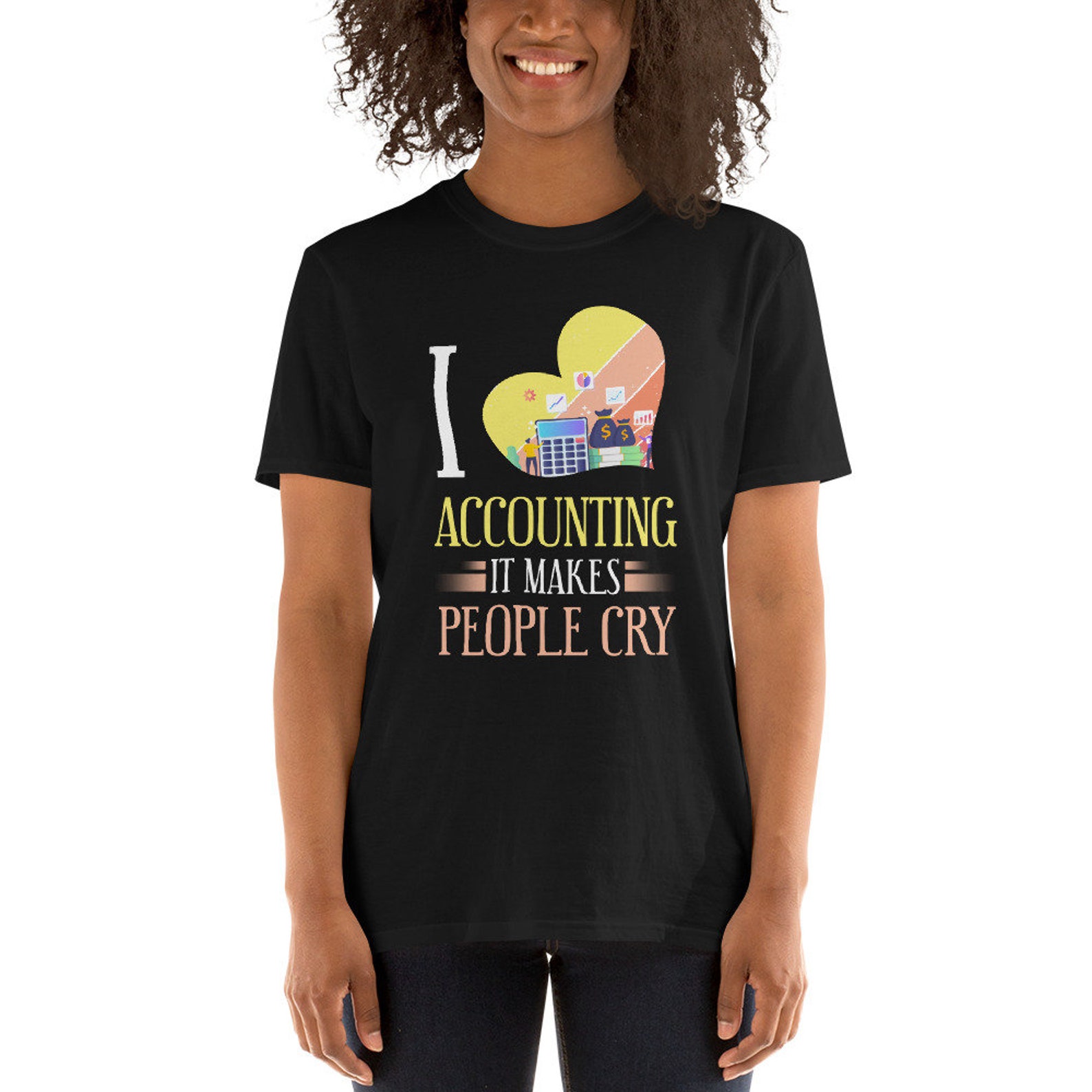 Funny Accountant Shirt I Love Accounting Tshirt Accountant Humor Joke ...