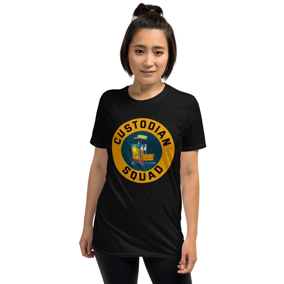 Custodian Shirt Funny Custodian Squad Tshirt Custodian Gift School ...
