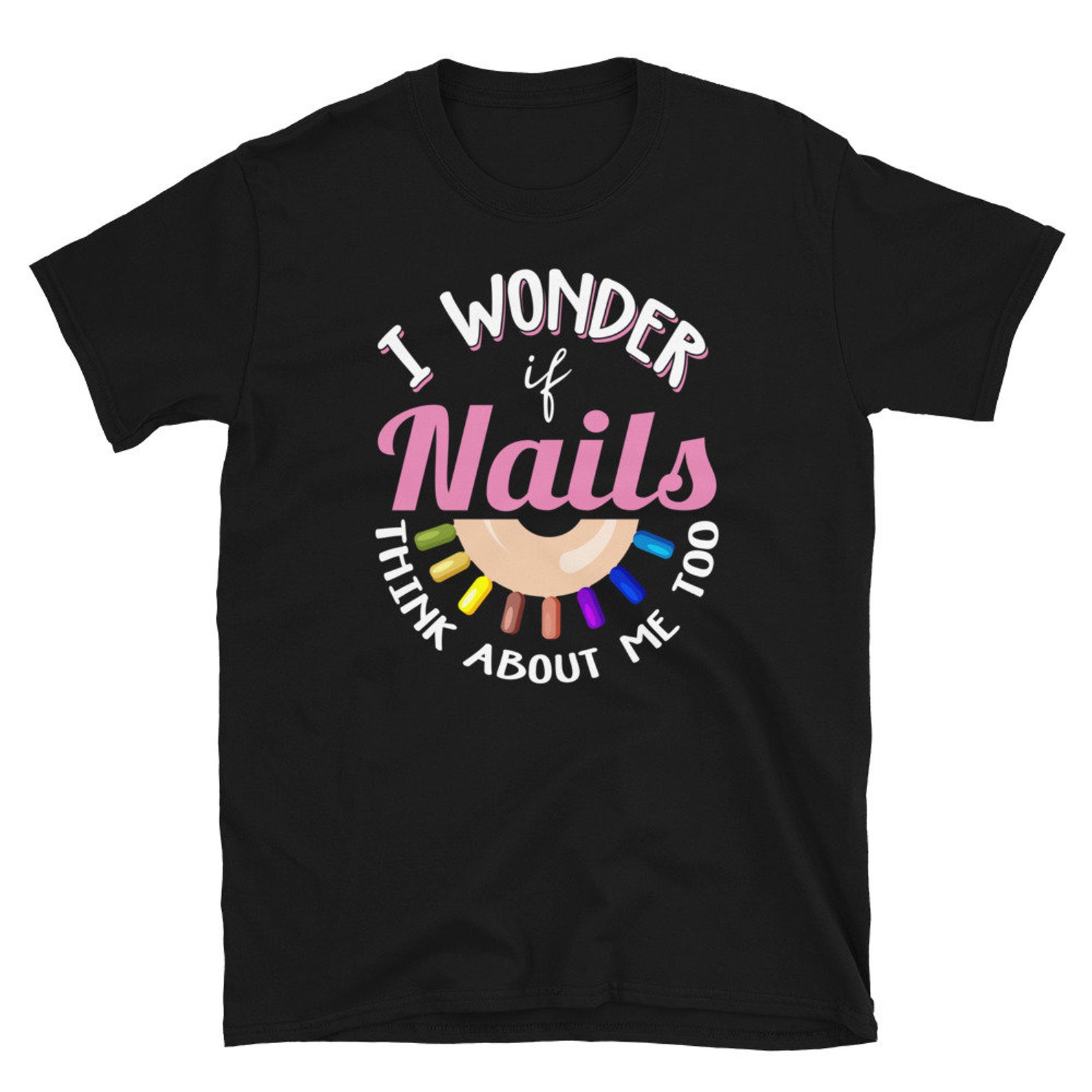 Nail Technician Gift Nail Tech Shirt Funny Nail Salon Outfit Manicurist ...