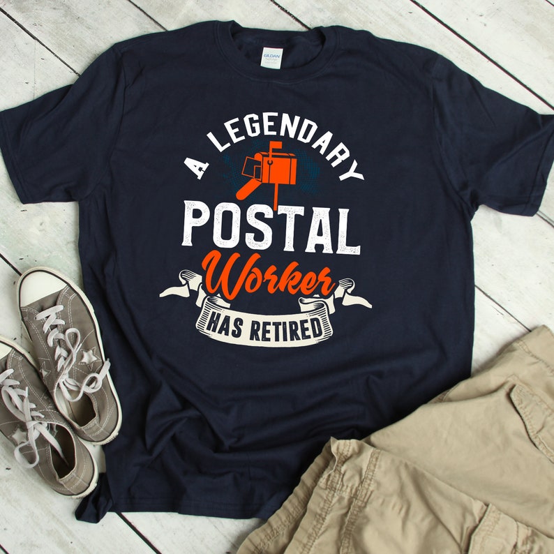 Retired Postal Worker Shirt Postal Worker Retirement Shirt Postal ...