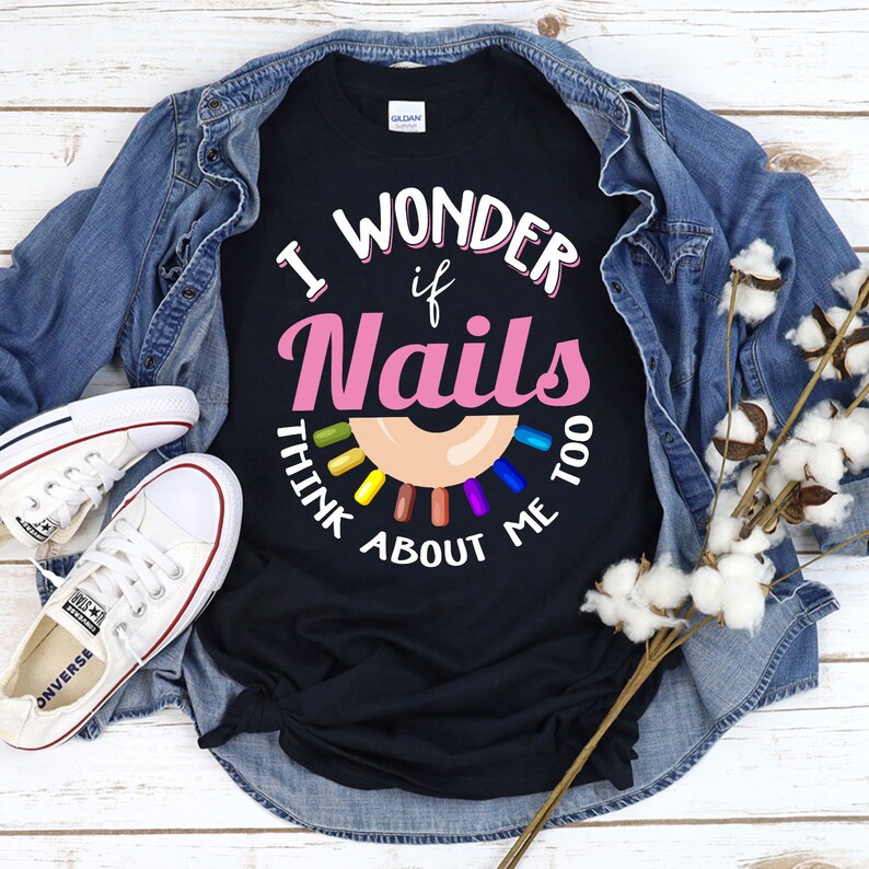 Nail Technician Gift Nail Tech Shirt Funny Nail Salon Outfit Manicurist ...