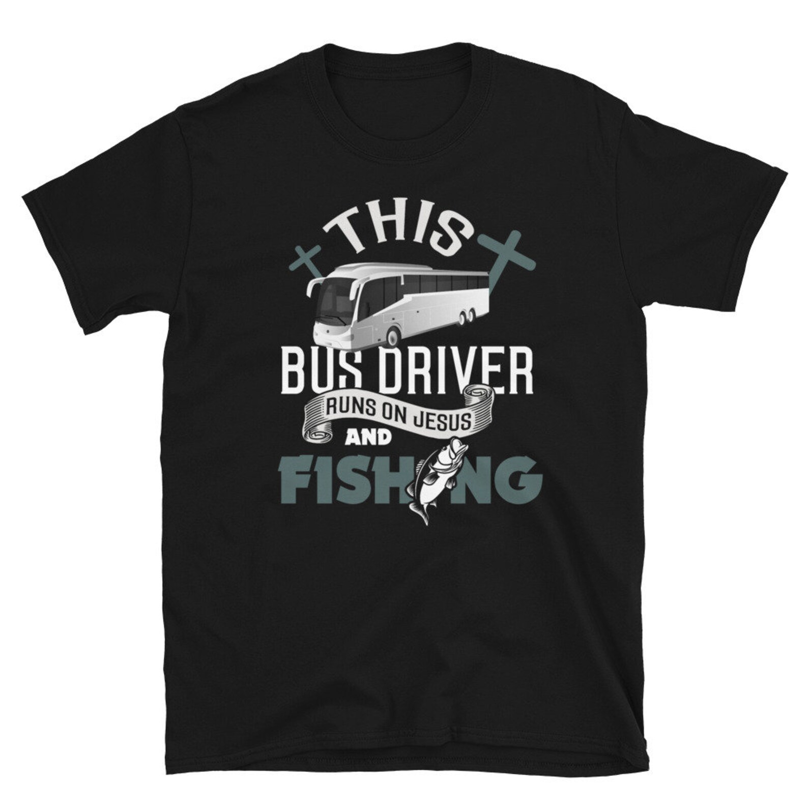 Christian Bus Driver Shirt Funny Religious Bus Driver Gift Jesus and ...