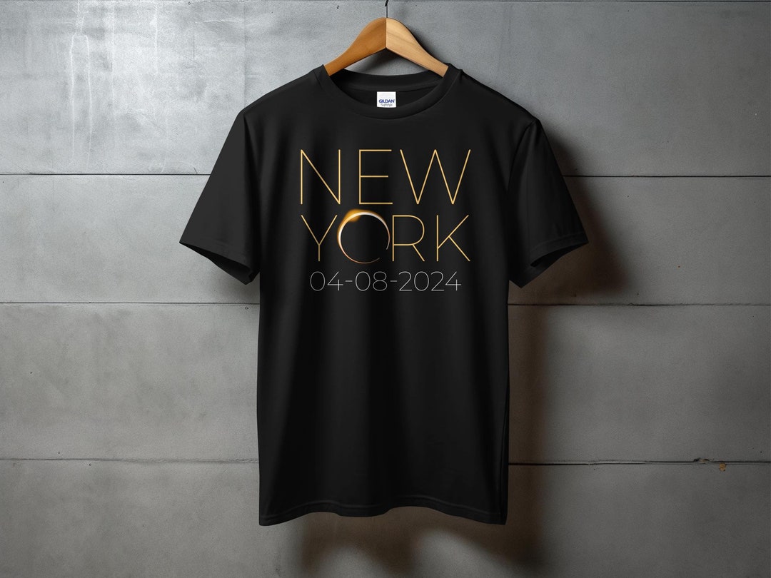 Solar Eclipse New York Shirt 2024 State New York Total Solar Eclipse T ...
