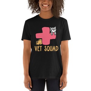 Vet Squad Shirt Funny Vet Tech Gift Veterinary Technician Tshirt Vet ...